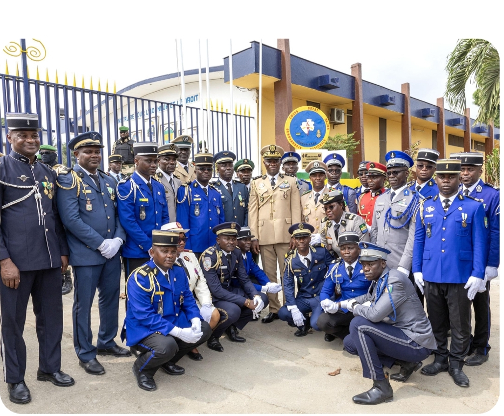 Le Général Brice Clotaire Oligui Nguema Célèbre la 16e Promotion de l ...